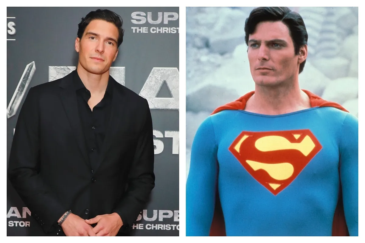 Superman Christopher Reeve Volando 1,467 Vintage Superman Stock
