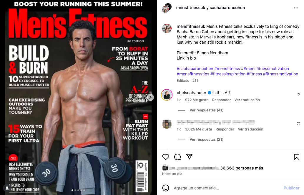 El radical cambio físico de Sacha Baron Cohen: - Foto 8 de 20