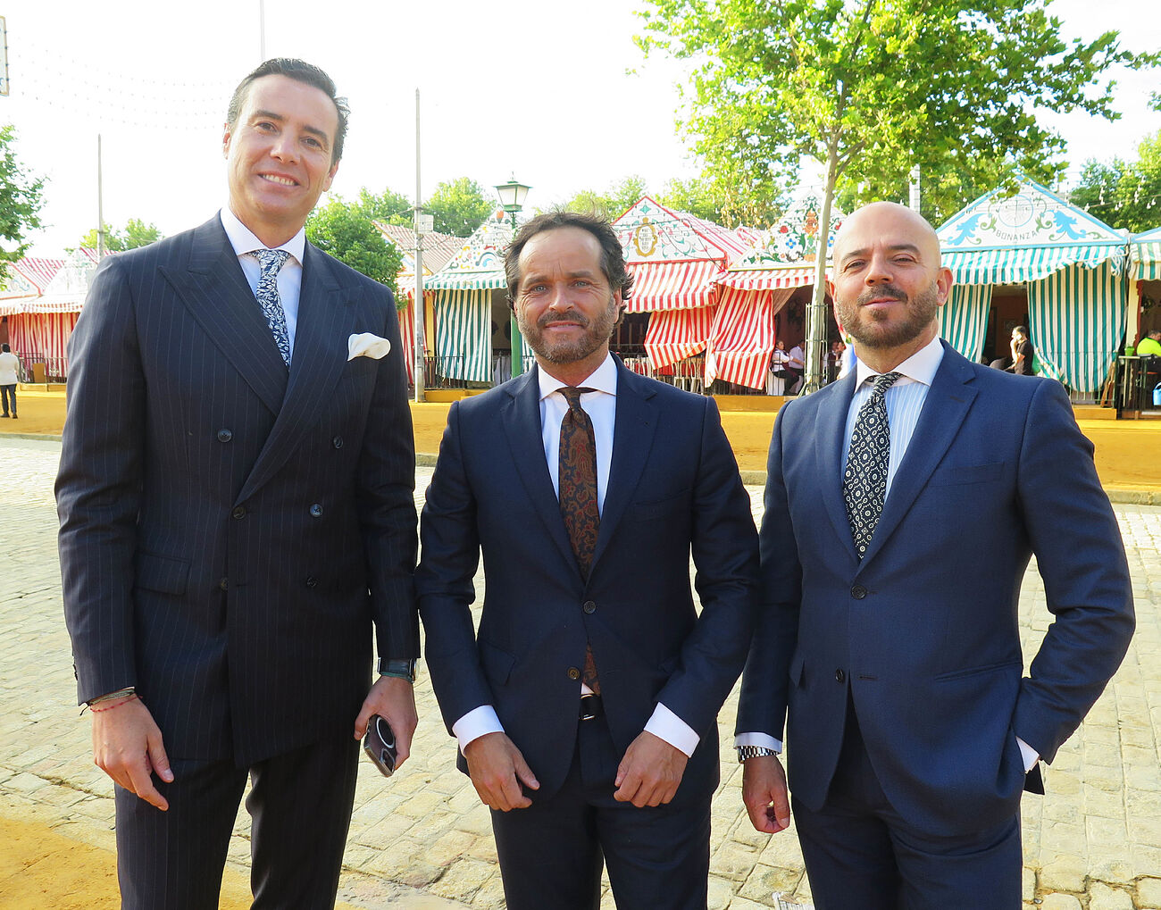 Antonio Campos (CEO de Farmaciasdirect), Pablo Moreno y Jesús Morejón ...