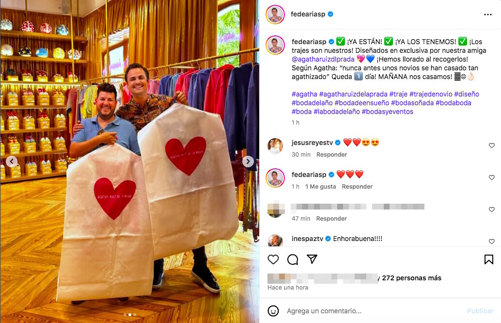 Fede Arias se casará con un traje de Ágatha Ruiz de la Prada - Foto 16 ...