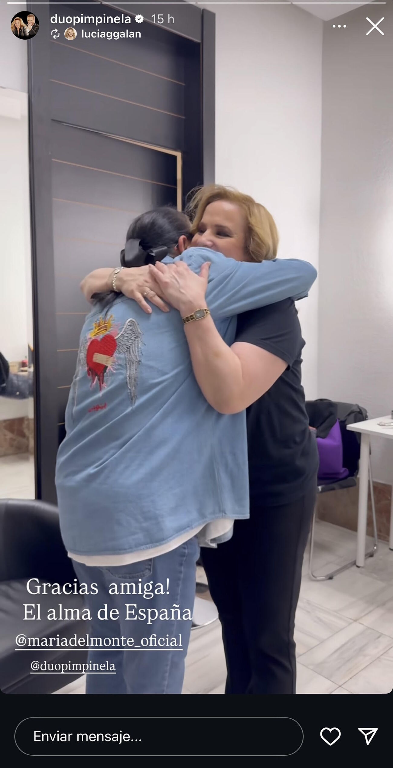 La inesperada amistad entre María del Monte y Pimpinela - Foto 23 de 25