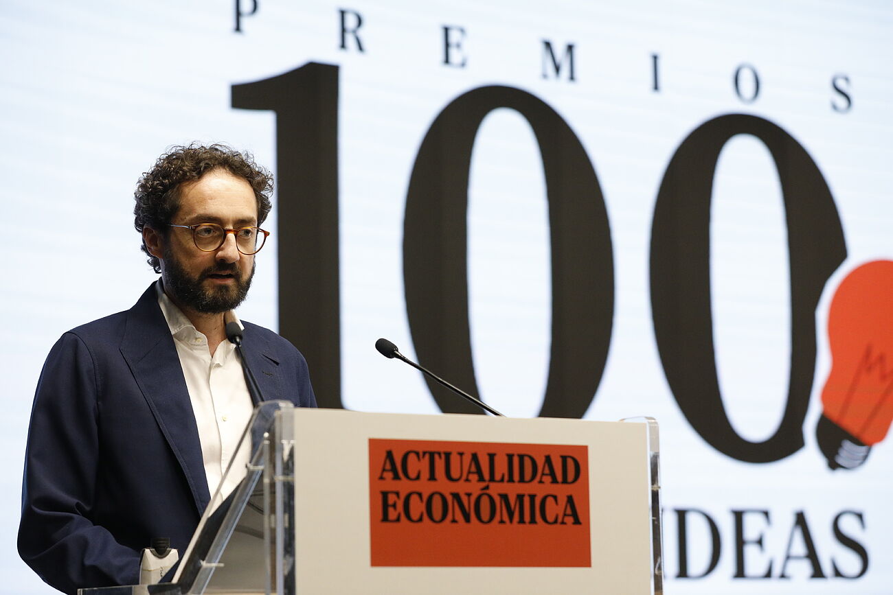 Joaquín Manso durante los Premios 100 Mejores Ideas de Actualidad Económica. - Foto 1 de 12