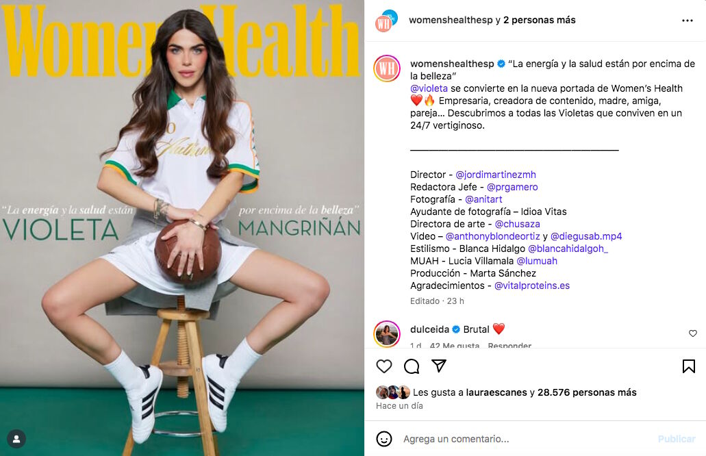 Violeta Mangriñán, harta, responde así a las críticas tras protagonizar ...