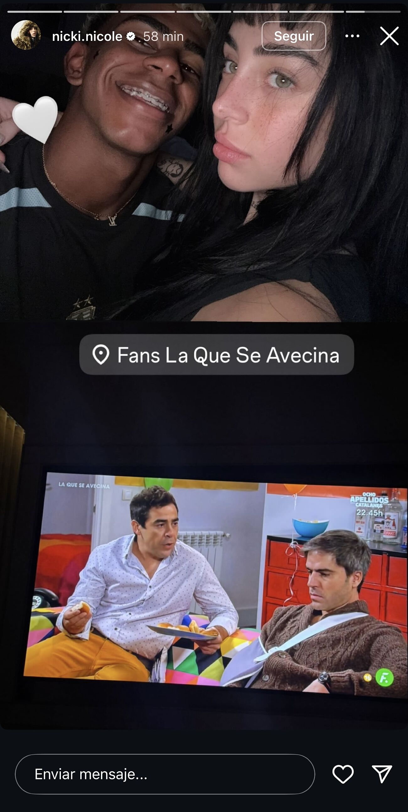 Nicki Nicole publica su primera foto con Lamine Yamal (y se declara fan de una serie española ...