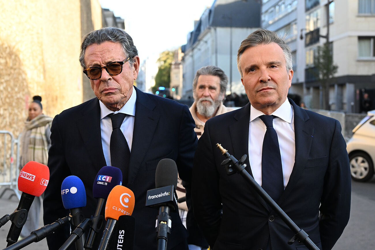 Los abogados Jean-Michel Darrois, a la izquierda, y Christophe Ingrain ...