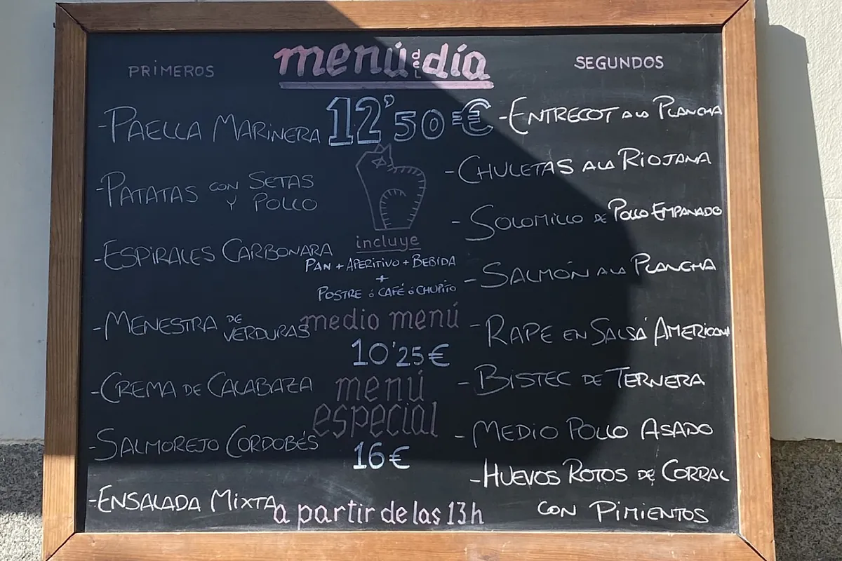 Ejemplos De Menús En Español
