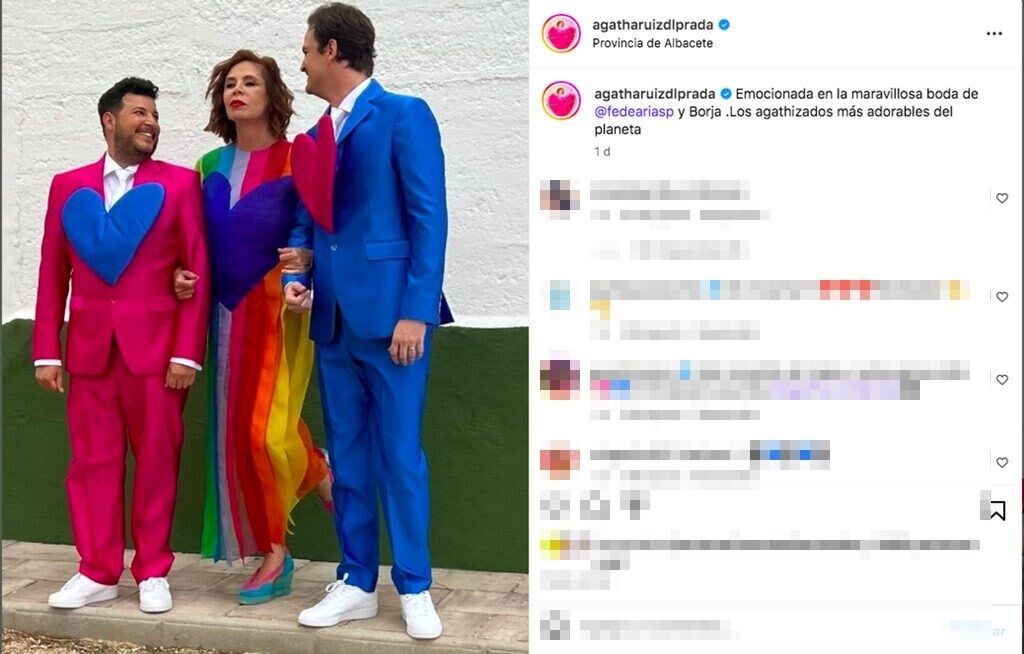 Fede Arias llega al altar, vestido de Ágatha Ruiz de la Prada - Foto 6 ...